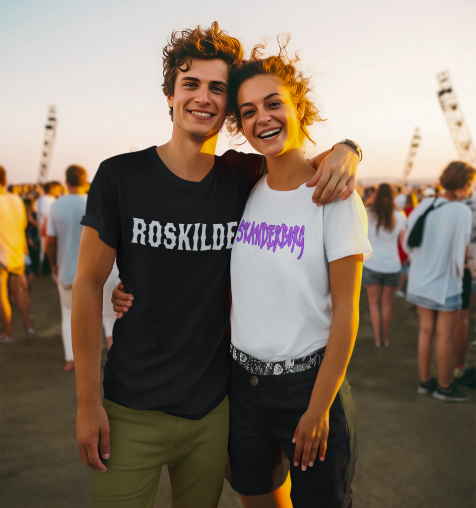 Festival Merch | T-shirt 150g Inkl. Brysttryk - vsm-tryk